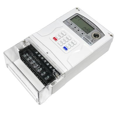 China STS Prepaid Dual Source Three-Phase Power Meter - Event Log & Real-Time Clock & Low-Voltage Protection for sale