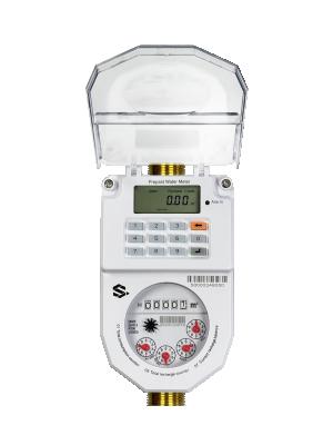 China Stronsmart R100 STS Intelligent Prepaid Water Meter Stainless Steel Case DN15 DN20 DN25 for sale