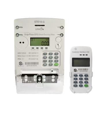China STS Prepaid Keypad Smart Electricity Meter GPRS 4G Class 1.0 IP54 for sale