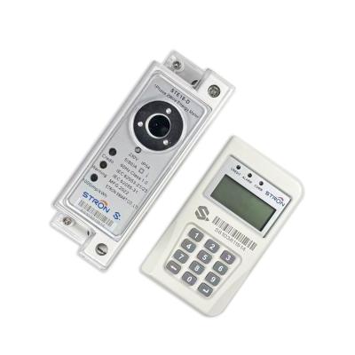 China STS DIN Rail Single Phase Prepaid Electricity Meter Class 1.0 IP54 5(60)A for sale