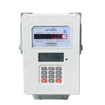 China STS Prepaid Gas Meter G1.6 G2.5 IP67 Waterproof with Vending Management System for sale