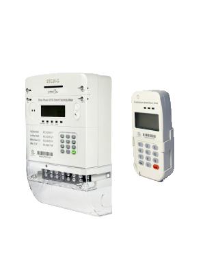 China Single Phase Smart Prepaid Electricity Meter 230V IP54 Class 1 Accuracy Unlimited Capacity for sale