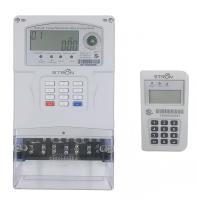 China Three Phase STS Prepaid Electricity Meter 3x230V 100A Class 1.0 with Keypad LCD Display for sale