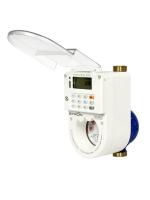 China STS Prepaid Keypad Water Meter DN15 DN20 DN25 Class B LCD Display Brass IP68 for sale