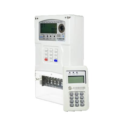 China Smart Prepaid Electricity Meter 220/240V Class 1.0 Accuracy STS Compliant Remote Disconnect for sale
