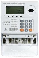 China Smart Prepaid Electricity Meter with automatic relay cut off when credit reaches zero ensuring secure and prepaid electricity service for sale