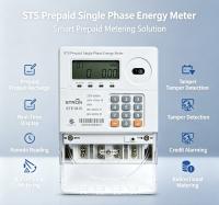 China Smart Prepaid Electricity Meter suitable for residential with prepaid management capabilities for sale