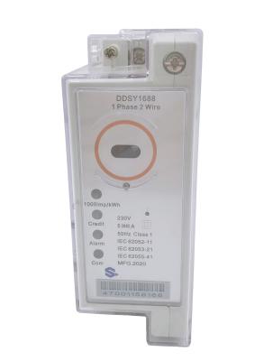 China STE18-D DIN Rail Mount Single Phase Split Electricity Meter with 80A Capacity and IP54 Protection for sale