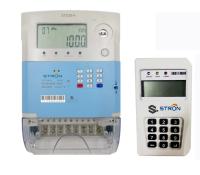 China STE38-G GPRS Stron STS Standard Prepaid Three Phase Four Wire Electricity Meter for sale