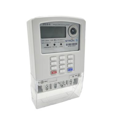 China STS Standard Prepaid Keypad Single Phase automatically connection/disconnection Electricity  Meter for sale