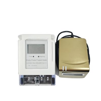 China Smart IC Card automatically connection/disconnection Prepaid Single Phase Electricity Meter for sale