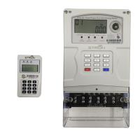 China 10A 4000imp/kWh Smart Prepaid Electricity Meter Three Phase with CIU and RF-LoRA Communication for sale