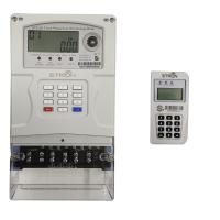 China 3 Phase 4 Wire 20A Smart Prepaid Electricity Meter With STS Standard for sale