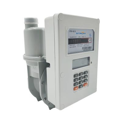 China STG16-A 70kPa Prepaid Gas Meter with Real-Time Clock & Anti-Tamper - 1.6-4 m³/h Flow Rate, IP67 Waterproof for sale