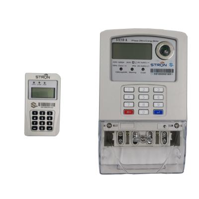 China STS 5A Single Phase Smart Prepaid Electricity Meter with Split Keypad 230V 80A for sale
