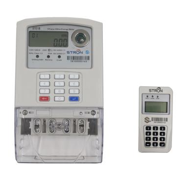 China 230V Single Phase Prepaid Electricity Meter with 80A Capacity, TOU Tariff & Anti-Tamper Protection for sale