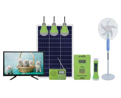 China ST1388 80W Off-Grid Solar System Kit with 307.2Wh LiFePO4 Battery - PayGo Home Power Solution for sale