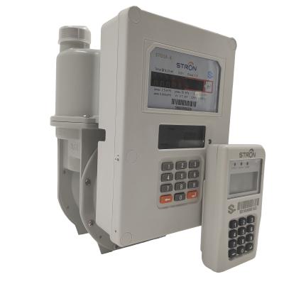 China G4 2dm³ STS Certified Smart Prepaid Gas Meter with Automatic Valve Control and IP67 Rating for sale