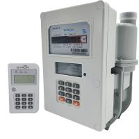 China ISO 14001 4m3/H Smart Prepayment Gas Meter With LCD Diaplay for sale