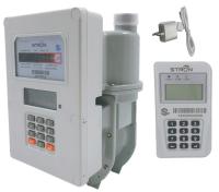 China ISO14001 STS Prepaid Gas Meter with Automatic Valve Control - 1.6-4 m³/h Flow Rate & IP67 Waterproof for sale