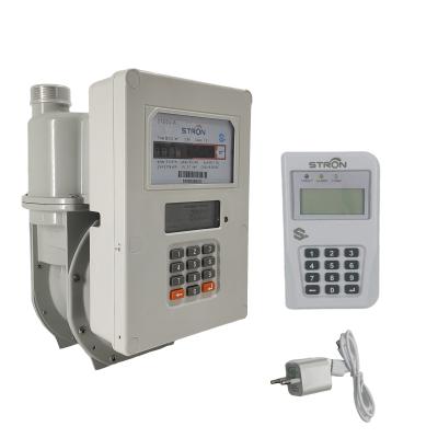 China STS Standard 0.7bar G4 Smart Gas Meter With Split Keypad IP67 for sale