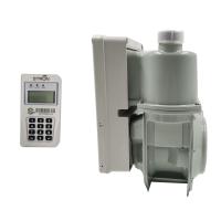 China Anti Tamper Household G4 2L Smart Gas Meter With CIU Split Keypad for sale