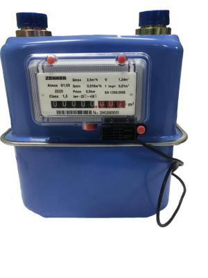 China G4S Diaphragm Gas Meter 0.5Bar 1.2L High Accuracy Corrosion Resistant for sale