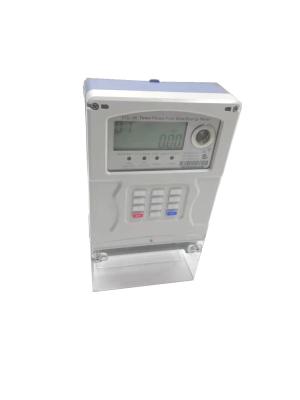 China Keypad STS Standard Prepaid Three Phase Electricity Meter Anti Tamper for sale