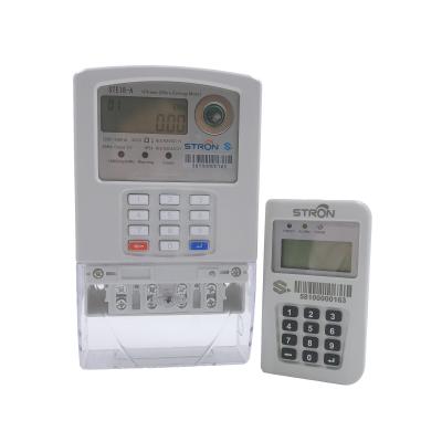 China Single Phase STS Prepayment Electric Power Meter 230V 80A with LORA-RF CIU for sale