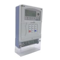 China STE38-A STS Standard Prepaid Three Phase Smart Electric Meter with LORA-RF Module, 10-100A Range, IP54 Waterproof for sale