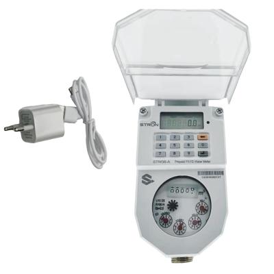 China STS Standard Smart Keypad Prepaid Water Meter DN15-25mm with 8-Year Battery Life and Anti-Tamper Protection for sale