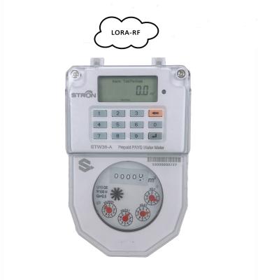 China Portable ISO9001 16Bar Prepaid Water Meter With Step Tariff Function for sale