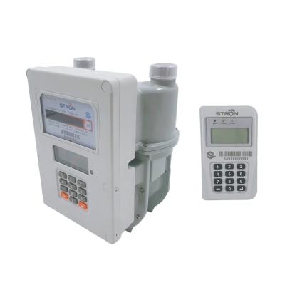 China Aluminium IP67 Diaphragm 0.7Bar Prepaid Gas Meter with UIU and AMI System for sale
