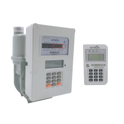 China STS G4 Prepaid Gas Meter with 4 m³/h Flow Rate and 2 dm³ Cyclic Volume for Residential Use for sale
