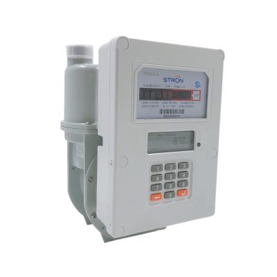 China STS Standard Prepaid Keypad Gas Meter G1.6/G2.5/G4 Models with 0.7-2.5 m³/h Flow Rates and LORA-RF/NB-IoT Connectivity for sale