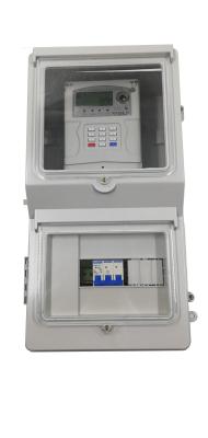 China ME31 Three Phase IP54 Electric Meter Box 519.1x294.4x150.5mm with V0 Flame Resistance for BS Type Instruments for sale