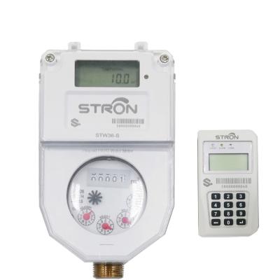 China STS 16Bar R160 Prepaid Water Meter With split Keypad CIU for sale