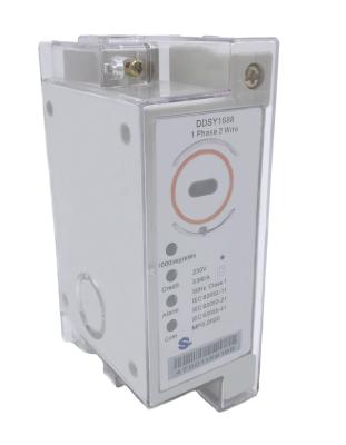 China 4kV 50Hz Monophase Smart Prepaid Electricity Meter 80A with CIU STS for sale