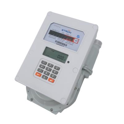 China IP68 G2.5 Wireless Prepaid Gas Meter with STS Keypad and Remote Reading for sale