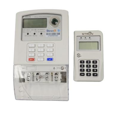 China ISO14001 Certified STS Single Phase Prepaid Electricity Meter 5A-80A with TOKEN Recharge for sale