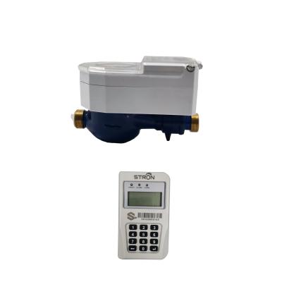 China IP68 Brass Body Split Water Meter , DN25 Water Watch Prepaid Meters for sale