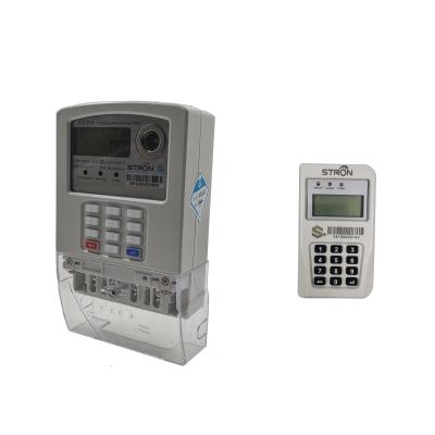 China STE18-S Single Phase Prepaid Energy Meter 230V 80A with 1000imp/kWh Accuracy and STS Split Keypad for sale