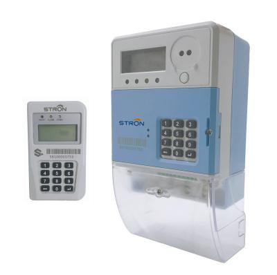 China IP54 Split Single Phase Energy Meter , 60HZ Pay As You Go Electric Meter for sale