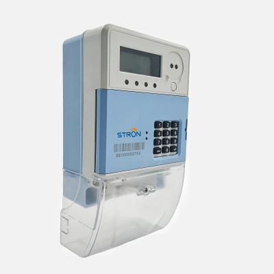 China STE18-G Single Phase DLMS Smart Prepaid Electricity Meter IP54 16kV 80A 1600imp/kWh for sale