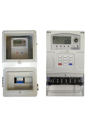 China ISO14001 3 Phase 60Hz Smart Electricity Meter Circuit Breaker for sale