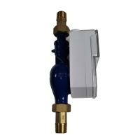 China IP68 225mm Length Industrial Water Meter with Brass Body - 16 Bar Pressure, 8-Year Battery Life for sale