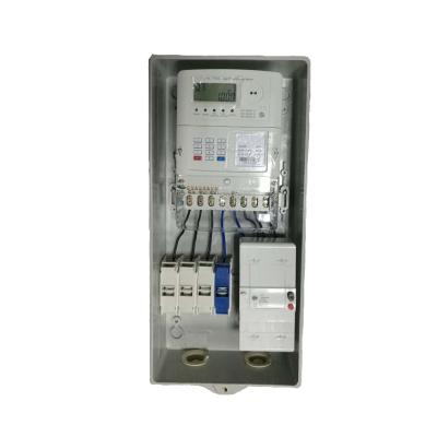 China IP40 Smart Electricity Meter with IEC Certification - 300mA Earth Leakage Protection, 5-60A Range for sale