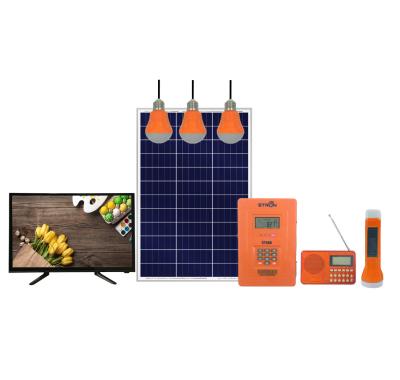 China 50W Solar Home Energy System with 12Ah LiFePO4 Battery, 153.6Wh Capacity for Off-Grid Residential Power for sale