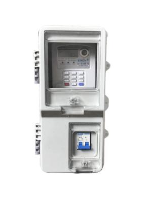 China Smart Keypad Prepaid Single Phase Electricity Meter With Independent Vending Platform for sale