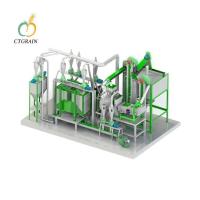 China Manual Wheat Roller Flour Milling Plant 60 Ton 220kw With Twin Sifter for sale